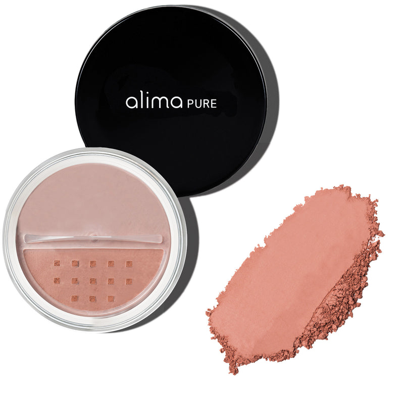 Alima Pure Loose Mineral Satin Matte Blush | The Nature of Beauty